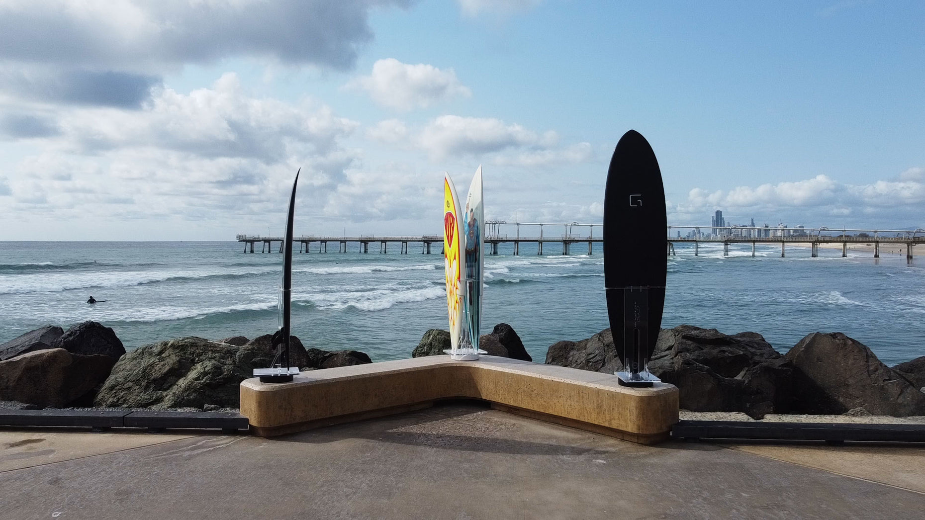 Invisible display racks for sporting equipment – Ghost Racks